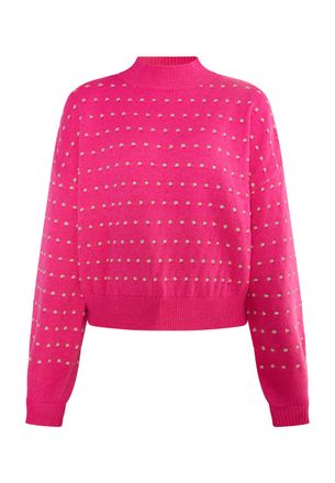 Faina Strickpullover Damen Rosa