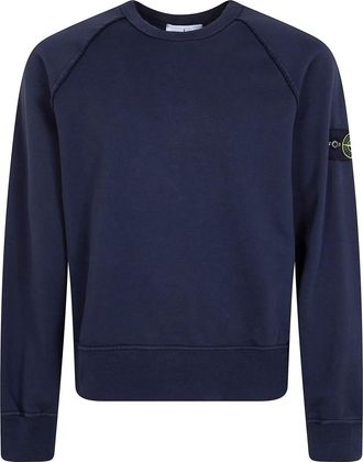 Stone Island Homme, Sweatshirts et sweats &agrave; capuche, Bleu, Taille: XL SweaT-shirt ras du cou