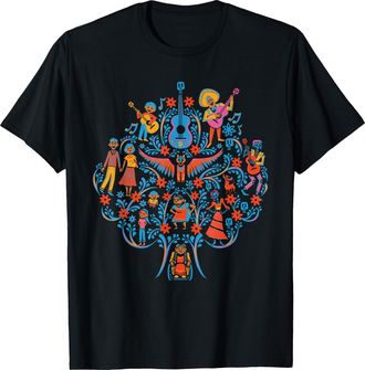 Disney Coco Tree Pattern T-Shirt