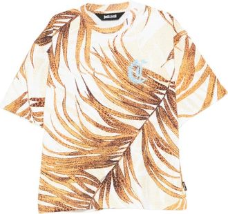Just Cavalli Homme, Tops, Multicolore, Taille: XL T-Chemises