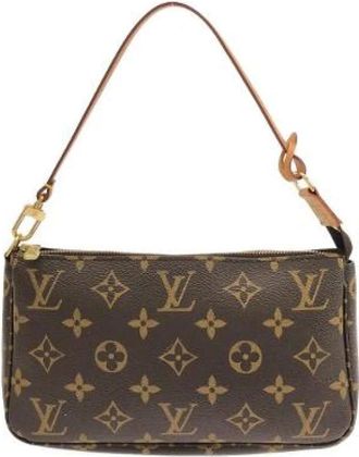 Louis Vuitton Pochette Accessoires Monogram pr&eacute;-poss&eacute;d&eacute;e - Femme - Pre-owned - Brun - Taille: ONE Size