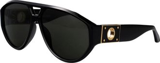 Linda Farrow Lunettes de soleil Portia - Femme - Accessoires - Noir - Taille: 62 MM