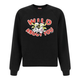 Kenzo Wild Tiger Sweatshirt - - Sweatshirts & Hoodies - Damen - Schwarzk - XS