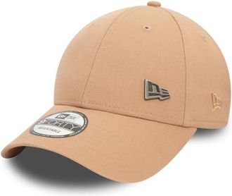 New Era 9Forty Strapback Cap - Metal PIN Badge Beige