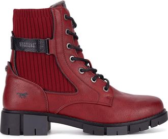 Mustang Jeans Schnürschuhe Mustang 1443-502 Rot