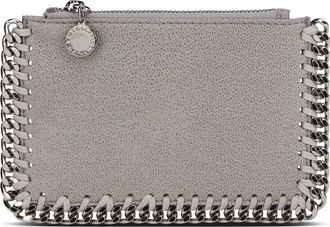 Stella McCartney Femme, Accessoires, Gris, Taille: ONE Size Falabella Zipper Cardholder