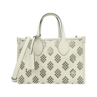 Gucci Pre-owned Sac bandouli&egrave;re en cuir GG &agrave; d&eacute;coupes diamant - Femme - Pre-owned - Beige - Taille: ONE Size