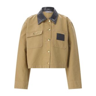 Balenciaga Leichte Jacke - - Jackets - Damen - Braun - 2XS