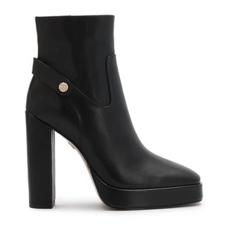 Kazar Schwarze Stiefel mit einem Pfosten und Plateau - - Shoes - Damen - Schwarzk - 38 EU