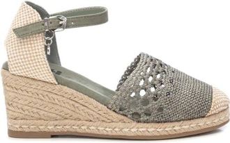 Xti Chaussures avec fermeture à boucle pour femme, couleur verte, taille 37, kaki, 37 EU