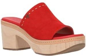 Frye Frye Hazel 2 Slide Sandales en cuir de première qualité pour femme Sandales confortables à enfiler avec semelle intérieure rembourrée et design élégan