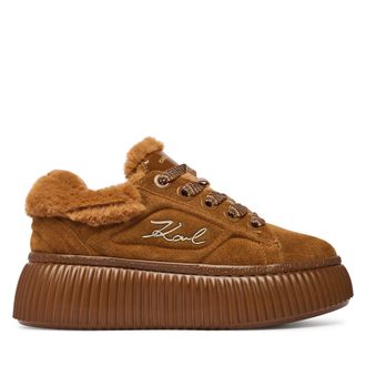 Karl Lagerfeld Sneakers KARL LAGERFELD Kreeper Lo KL42312L Braun