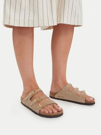Birkenstock Pantoletten Florida Fresh 1029480 Beige