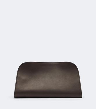 The Row Clutch Peggy Small aus Leder