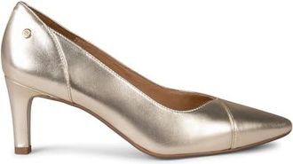 miMaO Escarpins à Talon Moyen élégants Doré EU 36