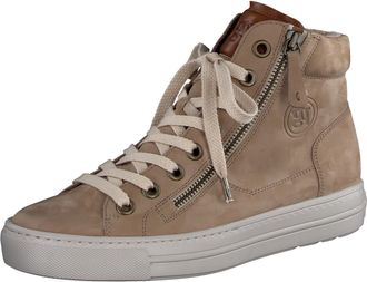 Paul Green Damen, Frauen High-Top Sneaker,Halbschuhe,stra&szlig;enschuhe,Strassenschuhe,Sportschuhe,Freizeitschuhe,Turnschuhe,Beige (JA),38.5 EU / 5.5 UK