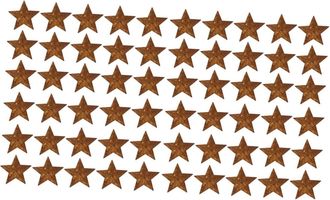 DOITOOL 60stücke Kleine Rostige Metallsterne Vintage Dekoration Für Weihnachten Bastelprojekte Und Weihnachtsbaumgestaltung Rustikale Akzente Für Zuhause