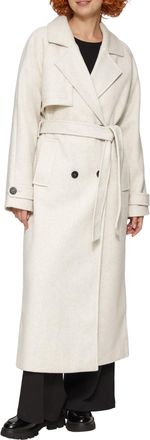 QS by s.Oliver Trenchcoat in Wolloptik