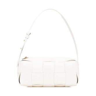 Bottega Veneta Pre-owned Gewebte Umh&auml;ngetasche - - Pre-owned - Damen - Wei&szlig; - ONE SIZE