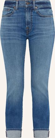 7 For All Mankind Jeans Relaxed Skinny Slim Fit blau