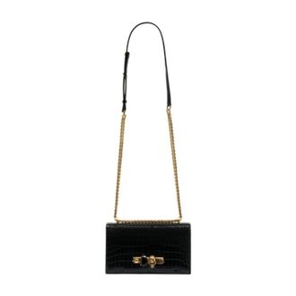 Alexander McQueen Jewelled Satchel - - Bags - Damen - Schwarzk - ONE SIZE