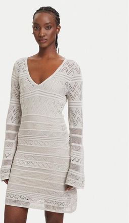 Guess Strickkleid W5GK48 Z3E22 Grau Slim Fit