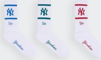 New Era 3 paires de chaussettes - Taille 35/38