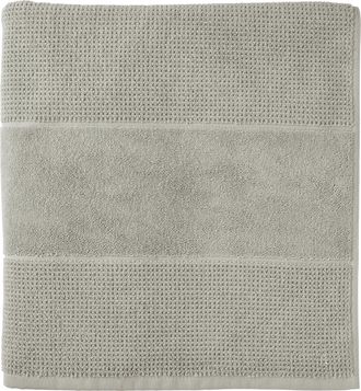 Schiesser Saunatuch Turin | Frottier | angesagte Reiskornoptik | 100% Baumwolle | flauschig, saugstark, farbecht | Oeko-Tex Made in Green Zertifiziert | Kordela