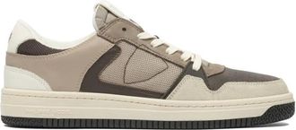 Philippe Model Low-Top Sneaker - Slip-On Low-Top Sneakers With Textured Leather Pan - Gr. 40 (EU) - in Beige - f&uuml;r Damen