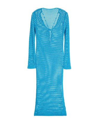 8 by YOOX CROCHET MAXI KNIT DRESS