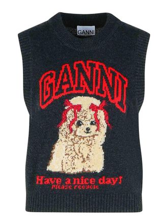 Ganni Gilet - Noir
