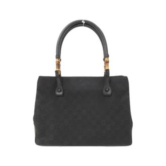 Gucci Sac &agrave; main en toile GG Pre-owned - Femme - Pre-owned - Noir - Taille: ONE Size