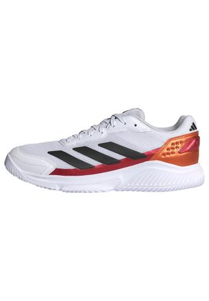 adidas Adidas Herren Courtquick Padel Schuhe, FTWR White/core Black/Lucid Orange, 47.5 EU