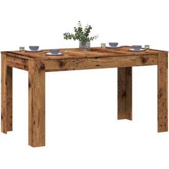 vidaXL Vidaxl - Table &agrave; manger vieux bois 140x74,5x76 cm bois ding&eacute;nierie