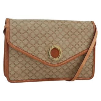 Celine Pre-owned Vintage Macadam Schultertasche - - Pre-owned - Damen - Beige - ONE SIZE
