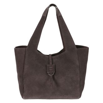 Hogan Shopping Bag mit Adress-Detail - - Bags - Damen - Braun - ONE SIZE