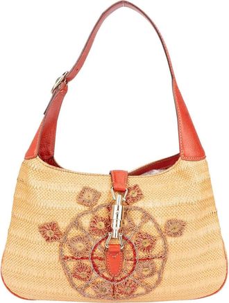 Gucci Crossbody Bags - Gucci Limited Raffia Jackie Handbag - Gr. unisize - in Bunt - für Damen