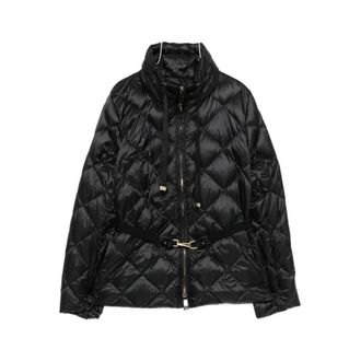 Max Mara Femme, Vestes, Noir, Taille: 38 FR Veste courte matelass&eacute;e en toile hydrofuge