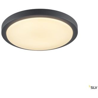 SLV Appliques ext&eacute;rieures led avec d&eacute;tecteur ainos rond anthracite 22W led 3000K avec d&eacute;tecteur SLV 229975