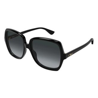Chlo&eacute; Ch0388S Rechteckige Sonnenbrille - - Accessories - Damen - Schwarzk - 59 MM