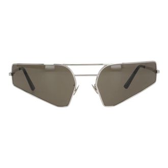 Rick Owens Silberne Sonnenbrille Stilvolles Design - - Accessories - Herren - Grau - ONE SIZE