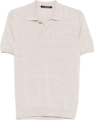 Tagliatore Homme, Tops, Beige, Taille: 2XL Polo