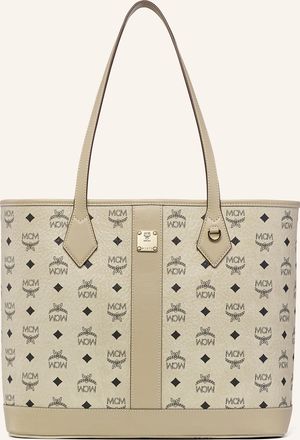 MCM Mcm Shopper Liz Medium Mit Pouch beige