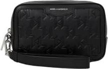 Karl Lagerfeld Pochette main cuir K/Loom Noir