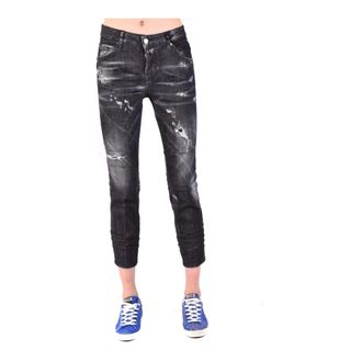 Dsquared2 Klassische Denim-Jeans f&uuml;r M&auml;nner - - Jeans - Damen - Schwarzk - L