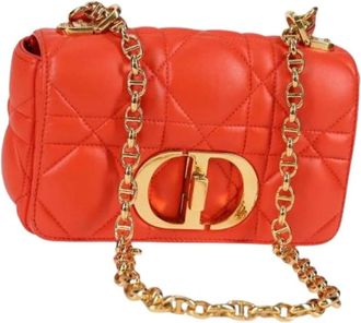 Dior Sac bandouli&egrave;re vintage Pre-owned - Femme - Pre-owned - Orange - Taille: ONE Size