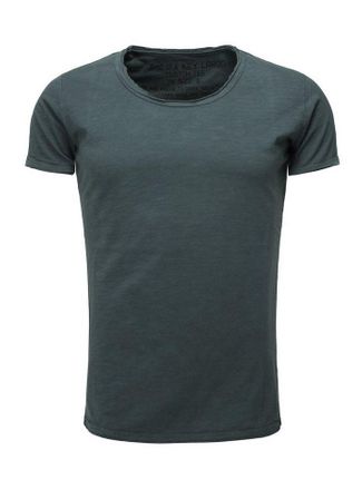 Key Largo T-Shirt Bread vintage Look uni Basic T00621 Rundhalsauschnitt unifarben kurzarm slim fit