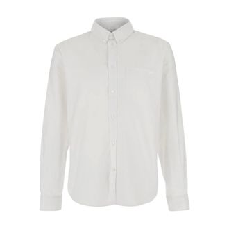 Maison Kitsun&eacute; Homme, Chemises, Blanc, Taille: M Profile Fox Regular Shirt