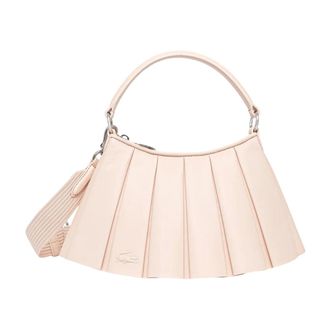 Lacoste Petit sac Lenglen en cuir - Femme - Sacs - Rose - Taille: ONE Size