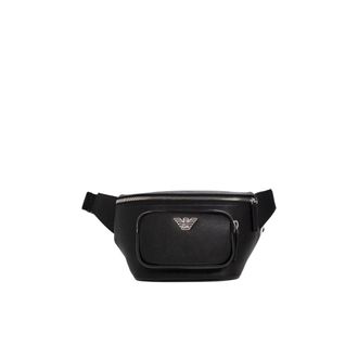 Emporio Armani G&uuml;rteltasche mit Logo - - Bags - Herren - Schwarzk - ONE SIZE